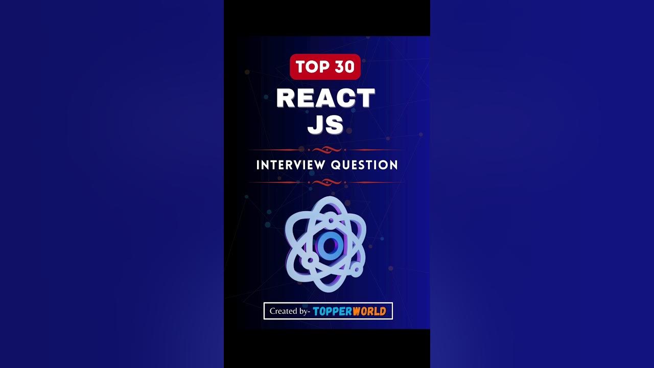 Top 30 React Js Interview Questions Download Pdf From Description👇👇 React Reactframework