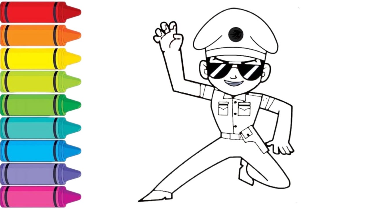 Little singham 👊💥 drawing easy colour | little singham drawing | for ...