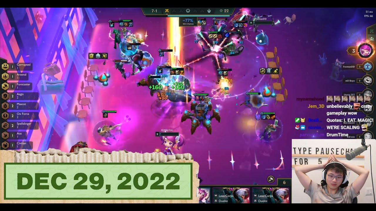 [2022 Dec 29] Very smadge man farms 300lp in 1 day | TFT Stream - YouTube