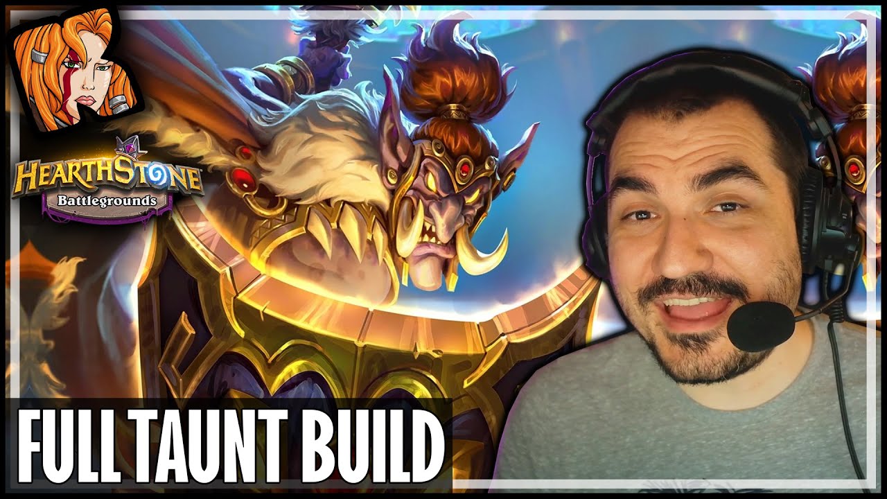 WHAT AN AMAZING FULL TAUNT BUILD! - Hearthstone Battlegrounds - YouTube