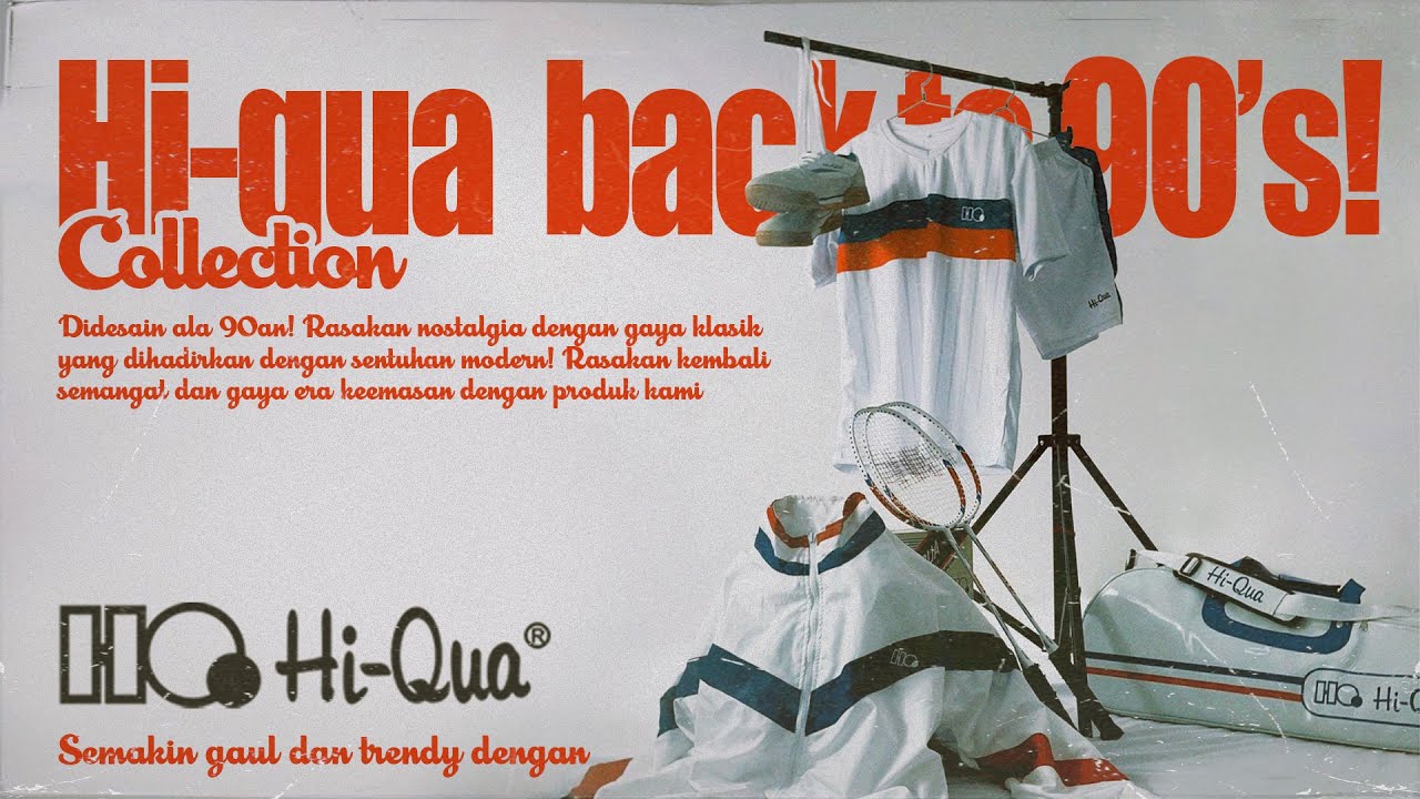 SUKA GAYA BADMINTON RETRO? COBA PAKE HI-QUA 90's SOB! | Hi - Qua Back ...
