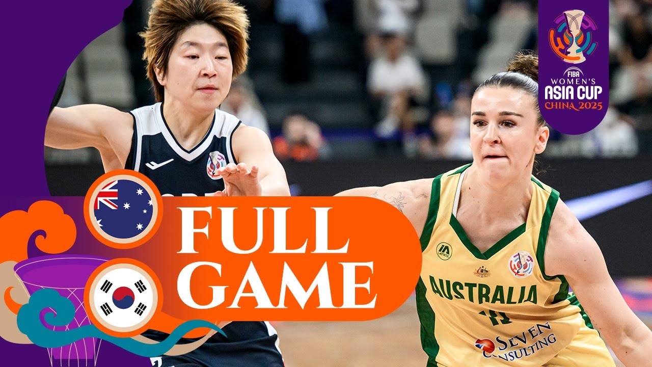 Australia v Korea | Full Basketball Game | FIBA Women's Asia Cup 2025 ...