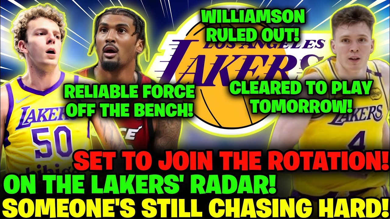 KNECHT TO START! LAKERS TESTING KELLY AND WILLIAMS! FINAL ROSTER SPOT ...