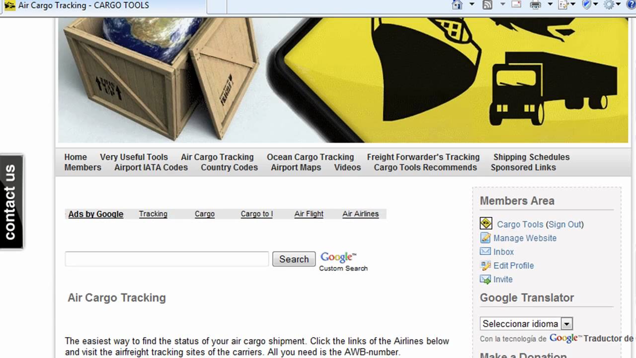 Cargotracking Cargo Tools - Air, Ocean, Freight Forwarder's Cargo ...