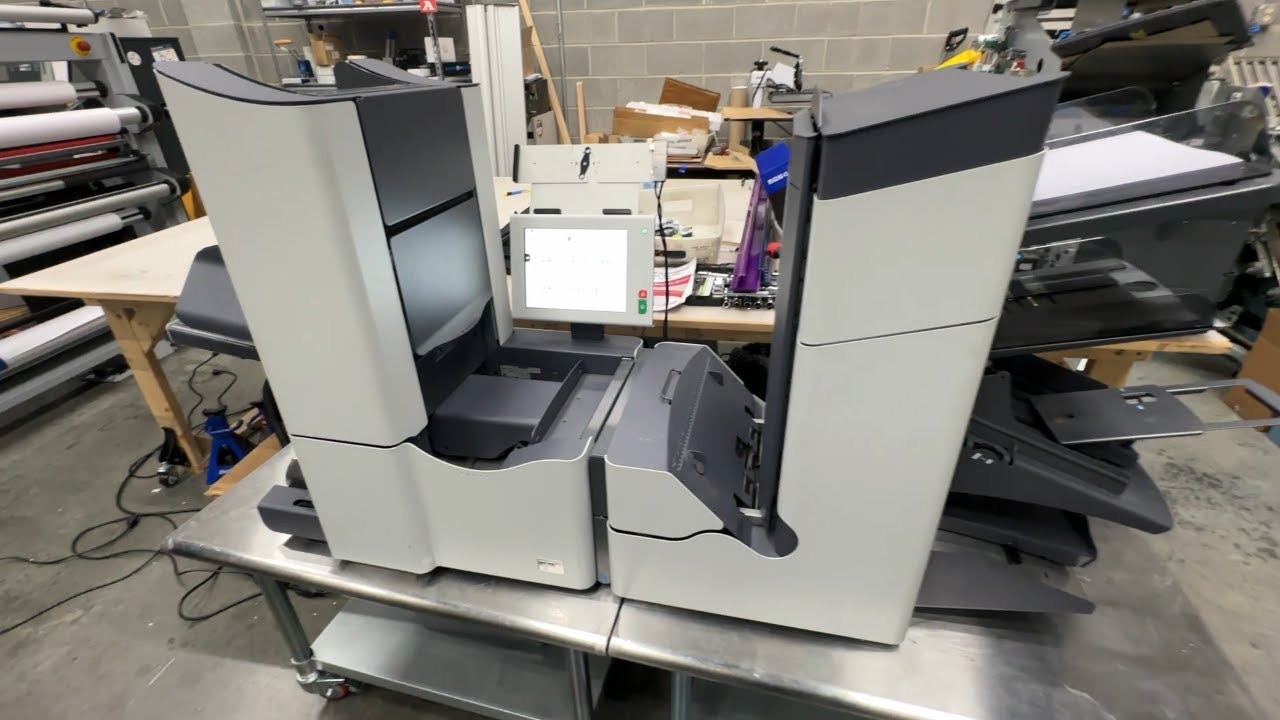 Francotyp-Postalia FPi-6600 (Neopost DS-90i) Folder Inserter - YouTube