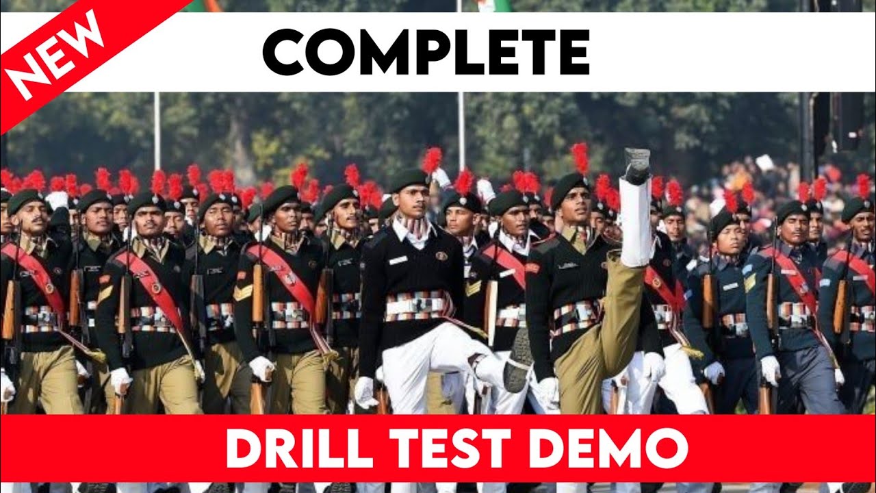NCC C Certificate Drill || Complete DST with Rifle || NCC Best Drill by ...