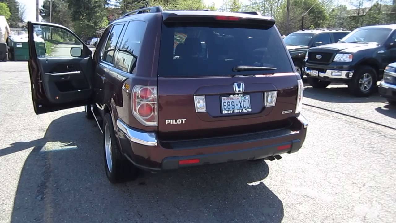 2008 Honda Pilot, Maroon - STOCK# L000765 - Walk around - YouTube