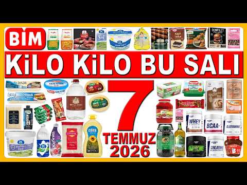 BİM KİLO KİLO BU SALI | KAHVALTILIK VE GIDA ÜRÜNLERİ | BİM MARKET 7 TEMMUZ 2026 AKTÜEL KATALOĞU