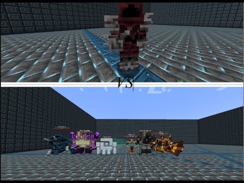 Hadean Enforcer VS All Bosses Team | Minecraft Mob Battle - YouTube
