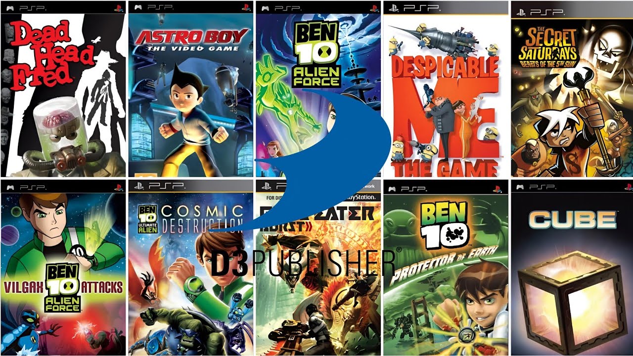 TOP 12 BEST D3 PUBLISHER GAMES FOR PSP[PLAYSTATION PORTABLE] - YouTube