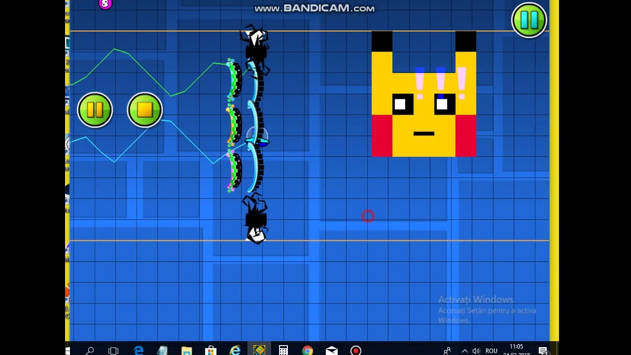 Pika step layout geometry dash (noclip) NEED PROFESIONAL DECORATOR ...