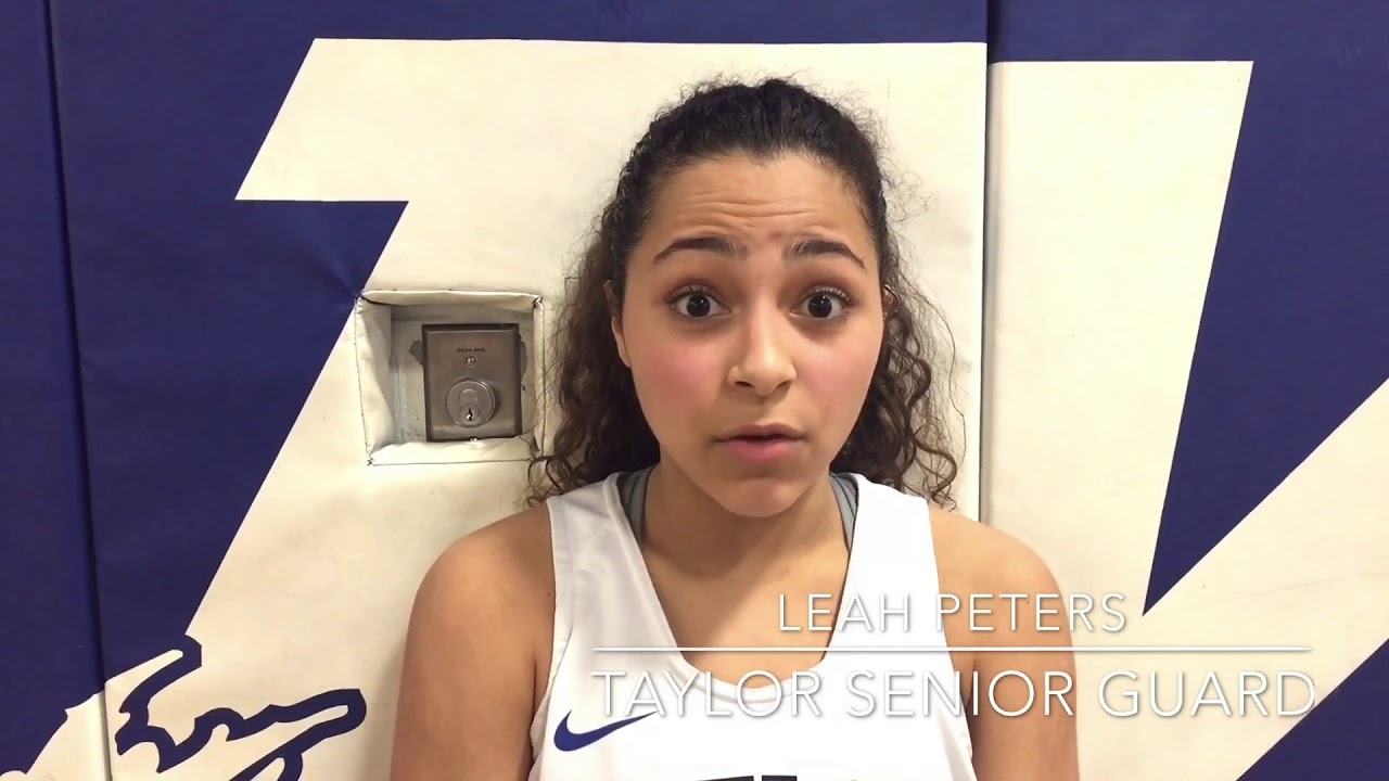 Taylor senior Leah Peters - YouTube