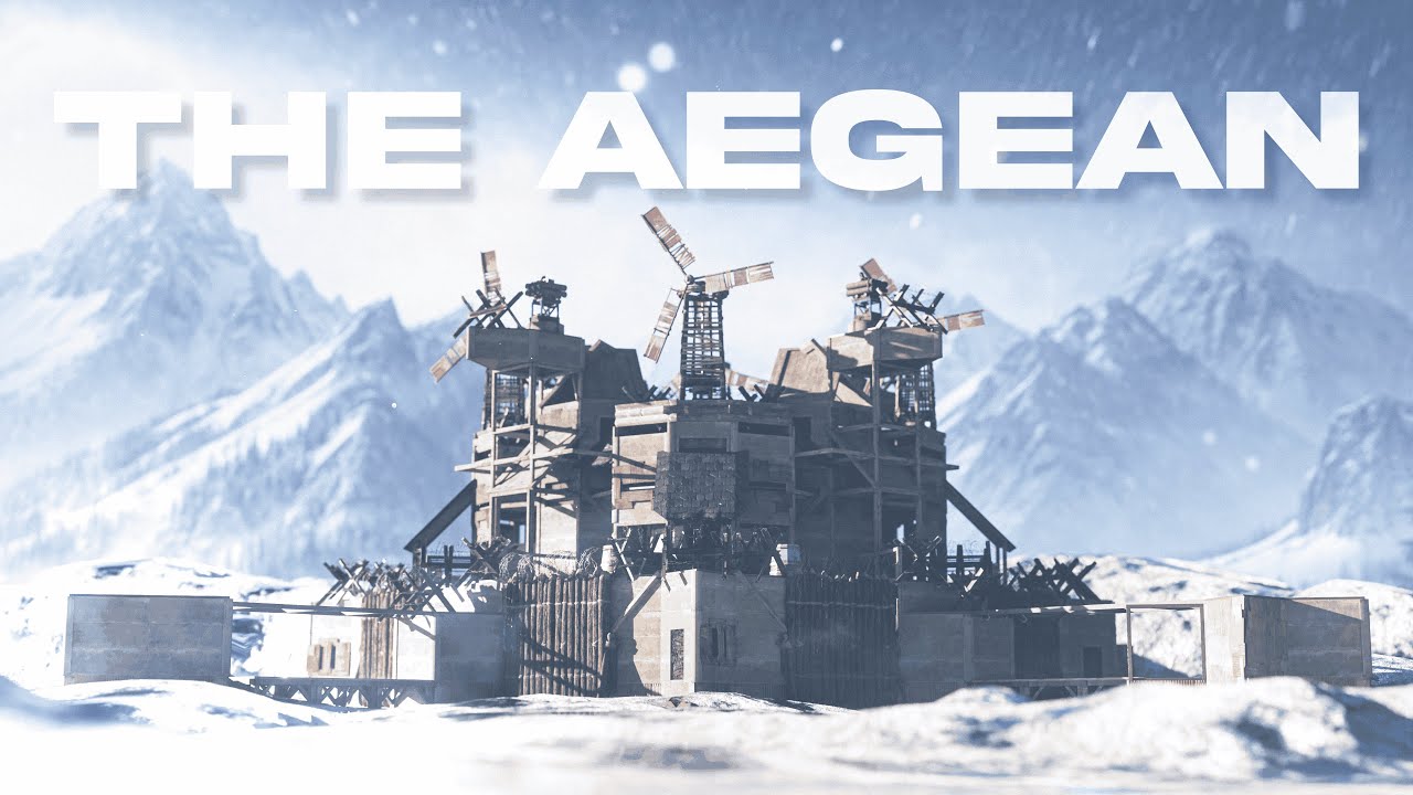 The Aegean • The Best 6-8 Small Group 3x3 • Rust Base Build Tutorial ...