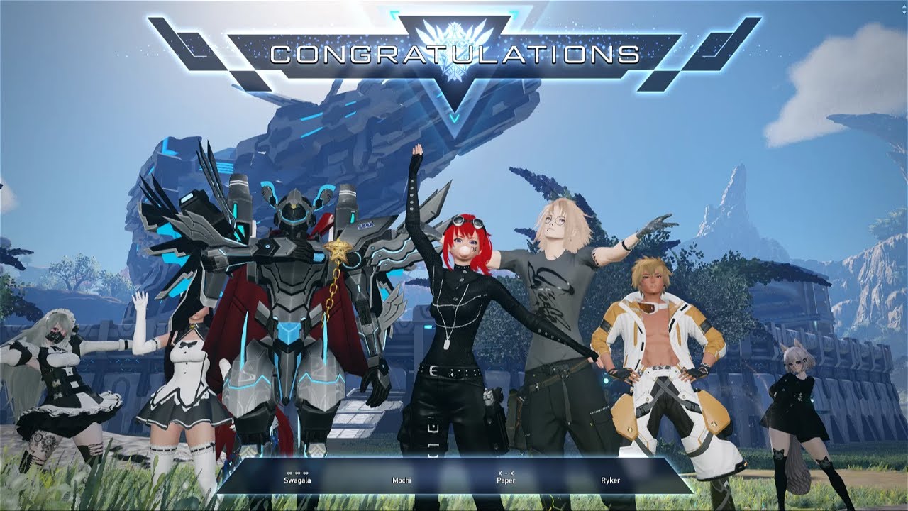[PSO2:NGS] Dark Falz Interception UQ - Day 1 first look (Force/Bouncer ...