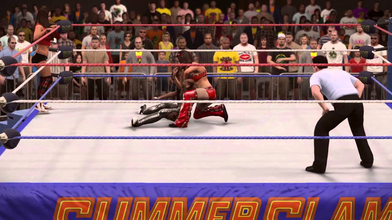 The Bella twins vs the Funkadactyls WWE 2K15 - YouTube