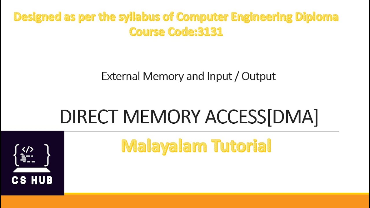 Direct Memory Access [DMA] | DMA Configuration s - YouTube
