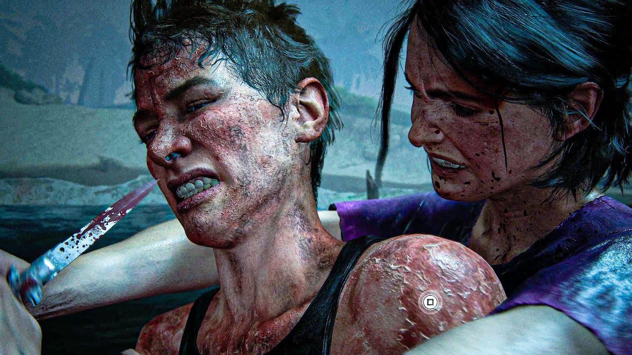 Ellie VS Abby Final Fight Scene - The Last of Us 2 4K - YouTube