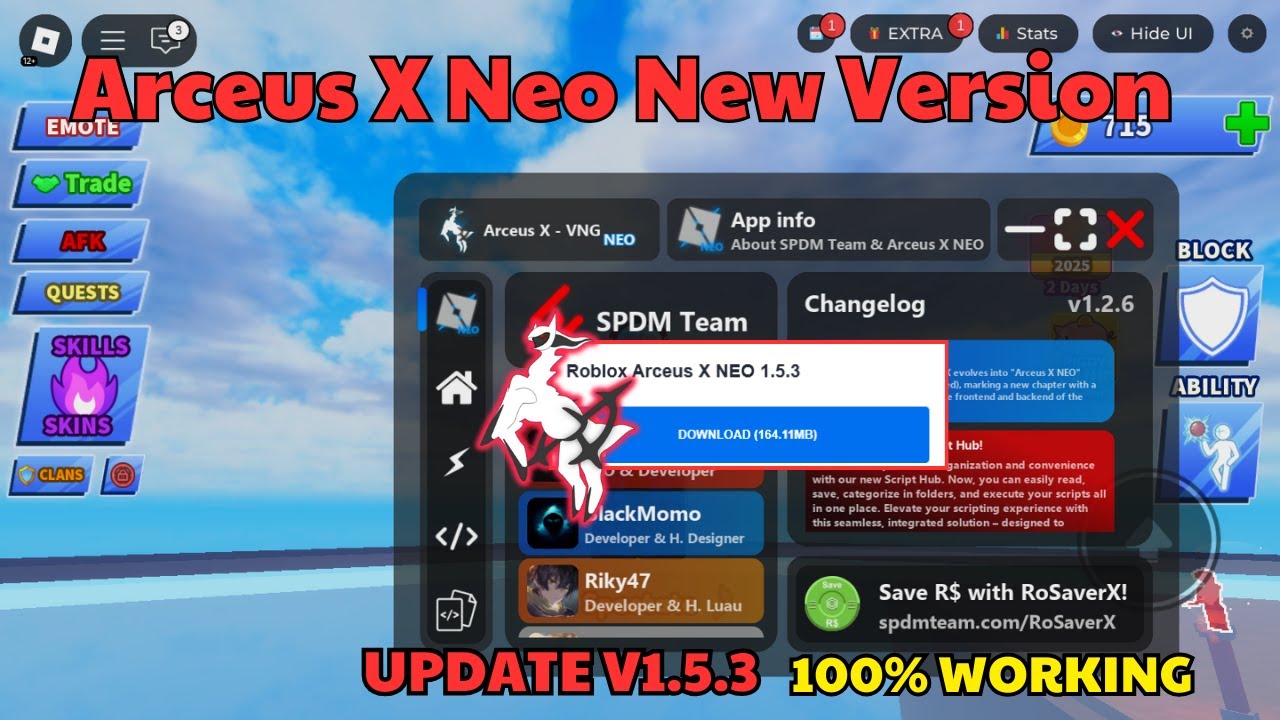 [NEW] ARCEUS X NEO EXECUTOR NEW LASTEST VERSION 1.5.3 RELEASED | NO LAG ...