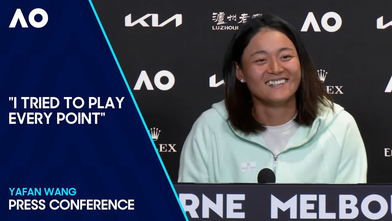 Yafan Wang Press Conference | Australian Open 2024 Second Round - YouTube