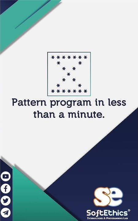 Sand Hourglass pattern | Learn and code square pattern in less than a ...