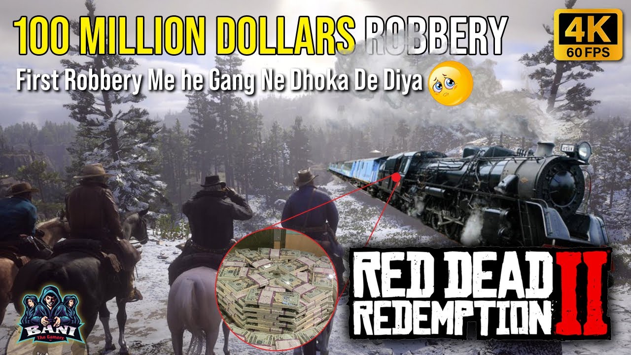 🔥100 MILLION DOLLARS🔥 TRAIN ROBBERY RED DEAD REDEMPTION 2 GAMEPLAY 3 ...