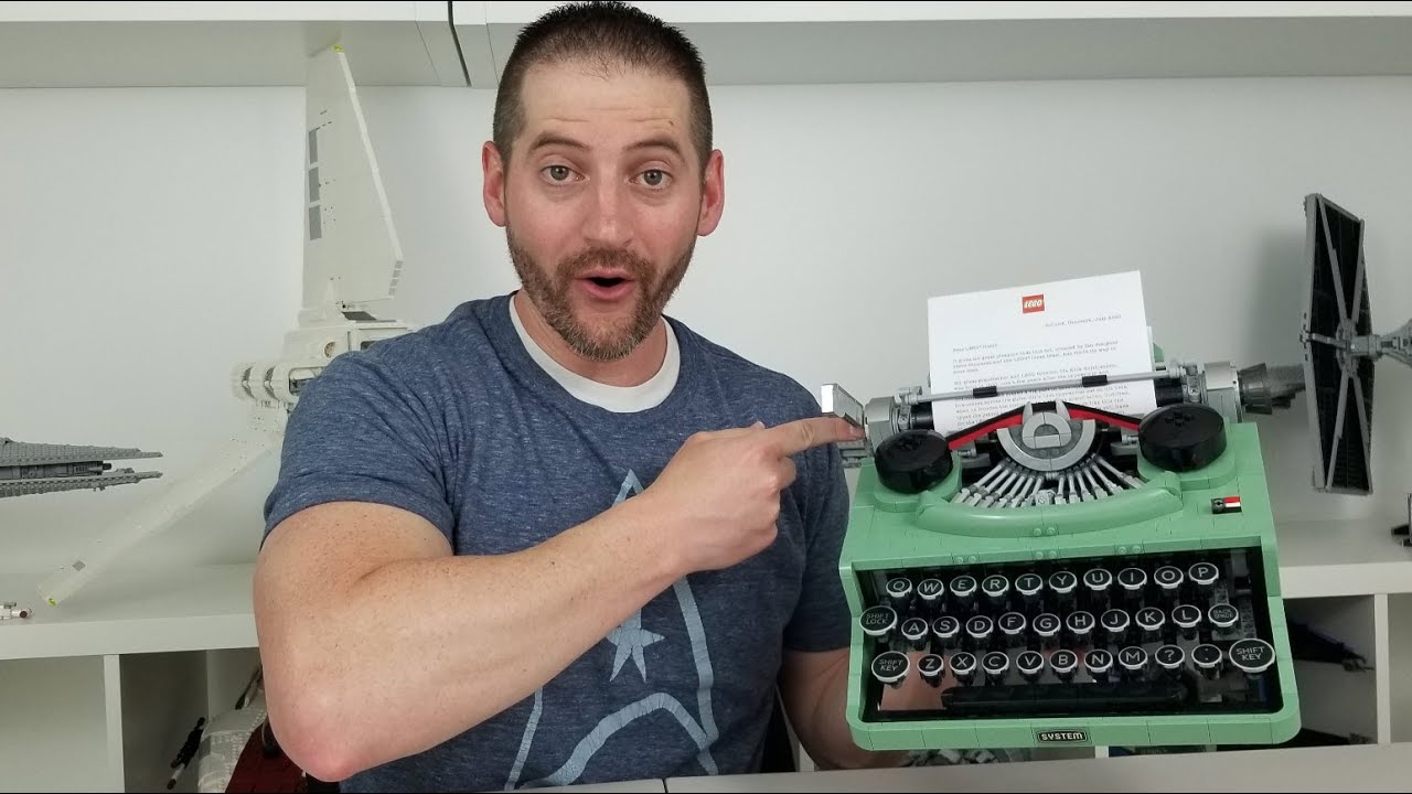 LEGO Ideas Typewriter #21327 | Build & Review - YouTube