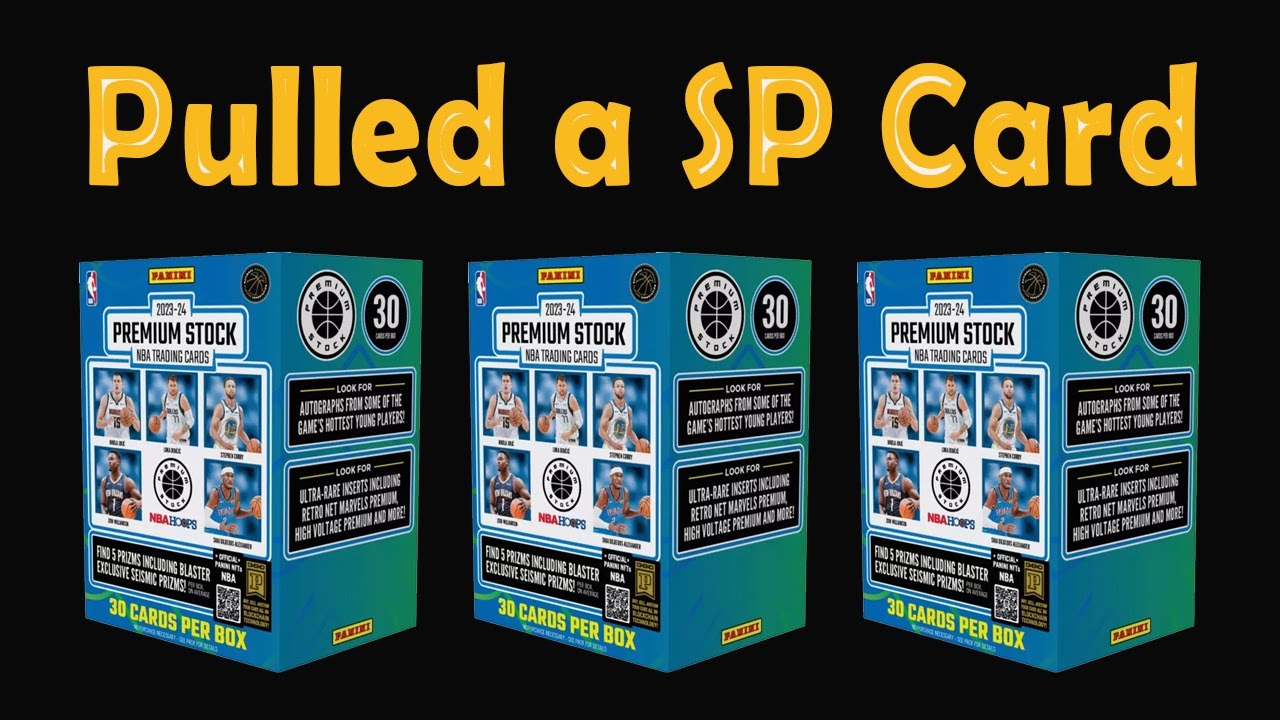 2023-24 NBA Hoops Premium Stock Blaster 3x,, PULLED A SP CARD CASE HIT ...