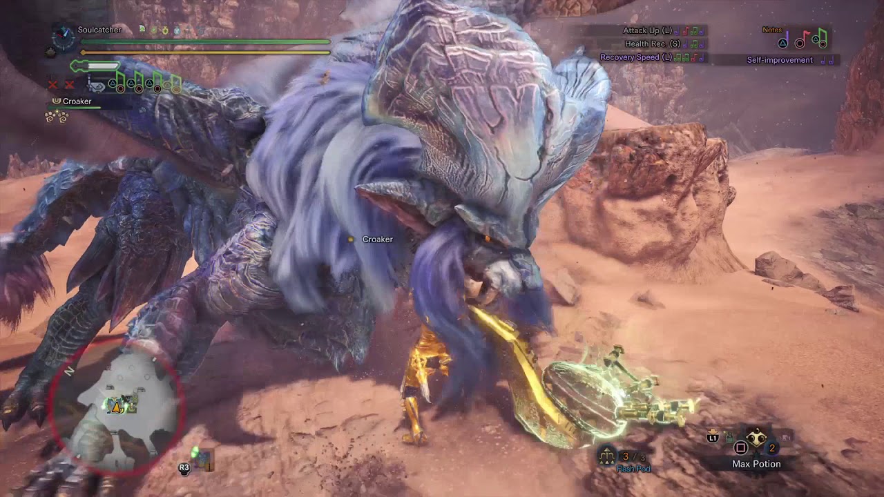 MHW: HH Taroth Pipe "Sleep" Solo - Tempered Lunastra Wildspire Waste ...
