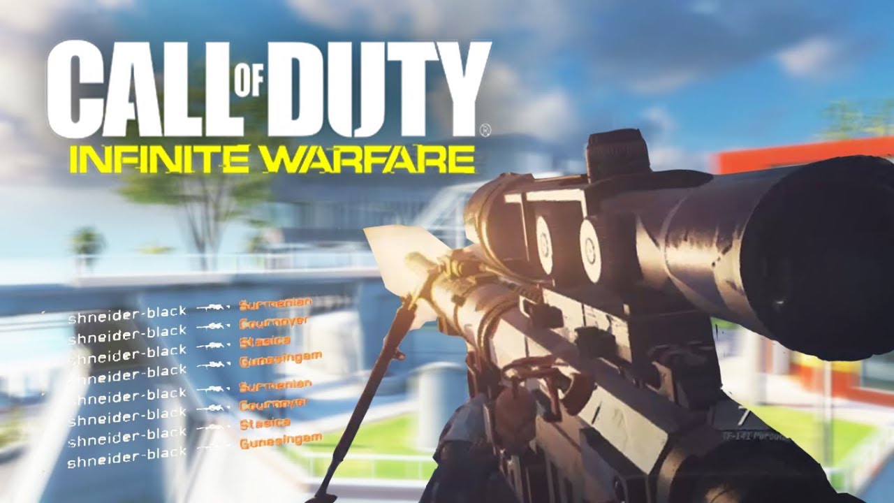 THE BEST SNIPER IN COD IW ( call of duty infinite warfare sniping and ...