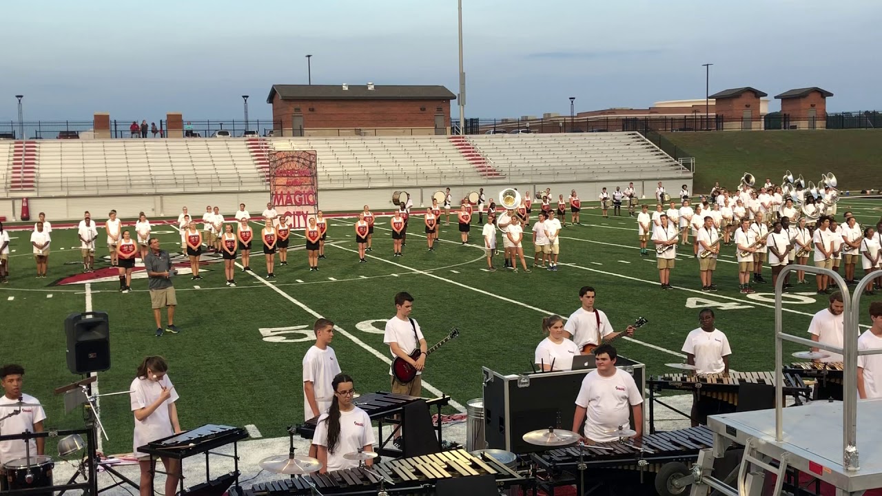 Thompson High School Marching Southern Sounds Parent Night 2018 - YouTube
