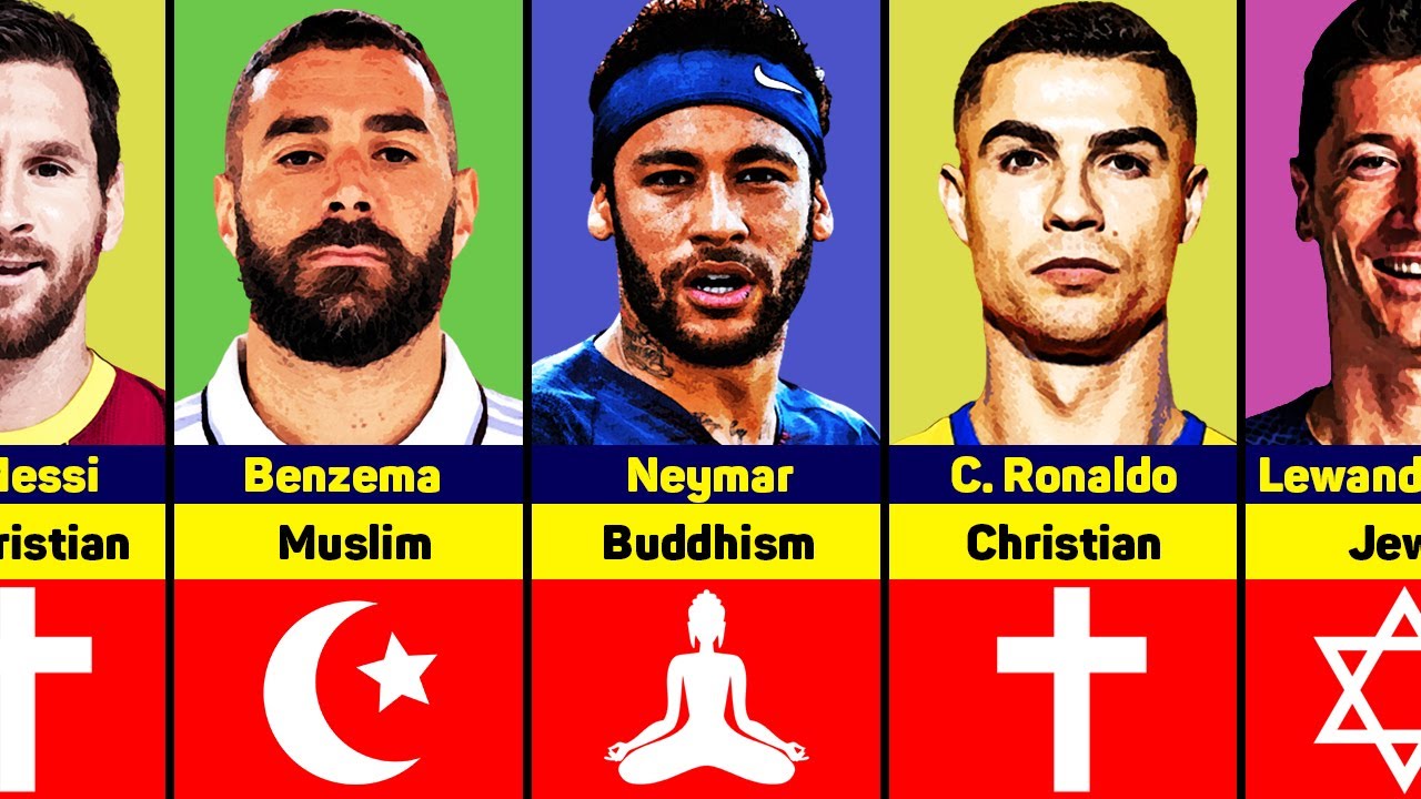 Religion Of Famous Football Players 2023. Christians, Muslims, Jews ...