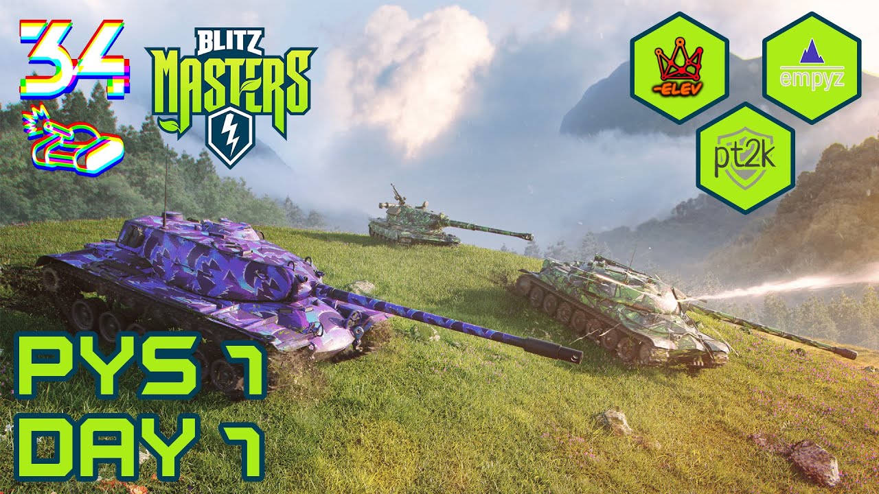 Blitz Masters Spring NA Qualifiers - PYS #1, Day 1 || World of Tanks ...