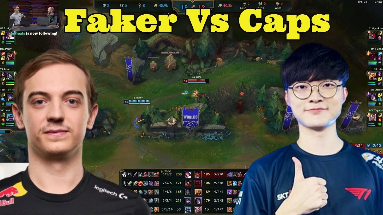 Faker Plays Perfectly Around Vision To SOLOKILL CAPS In Champions Queue ...