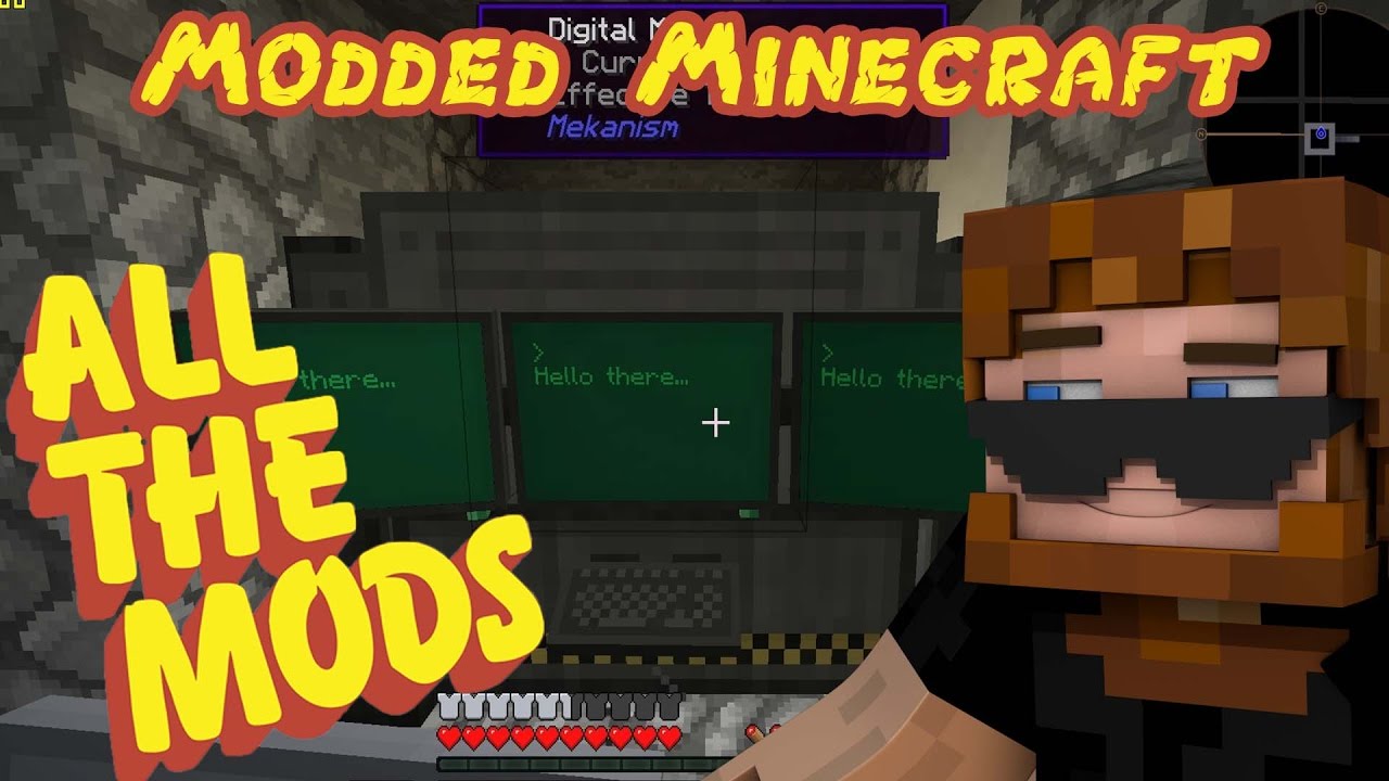 Modded Minecraft: ALL THE MODS! - Ep.39 - Digital Miner! - YouTube