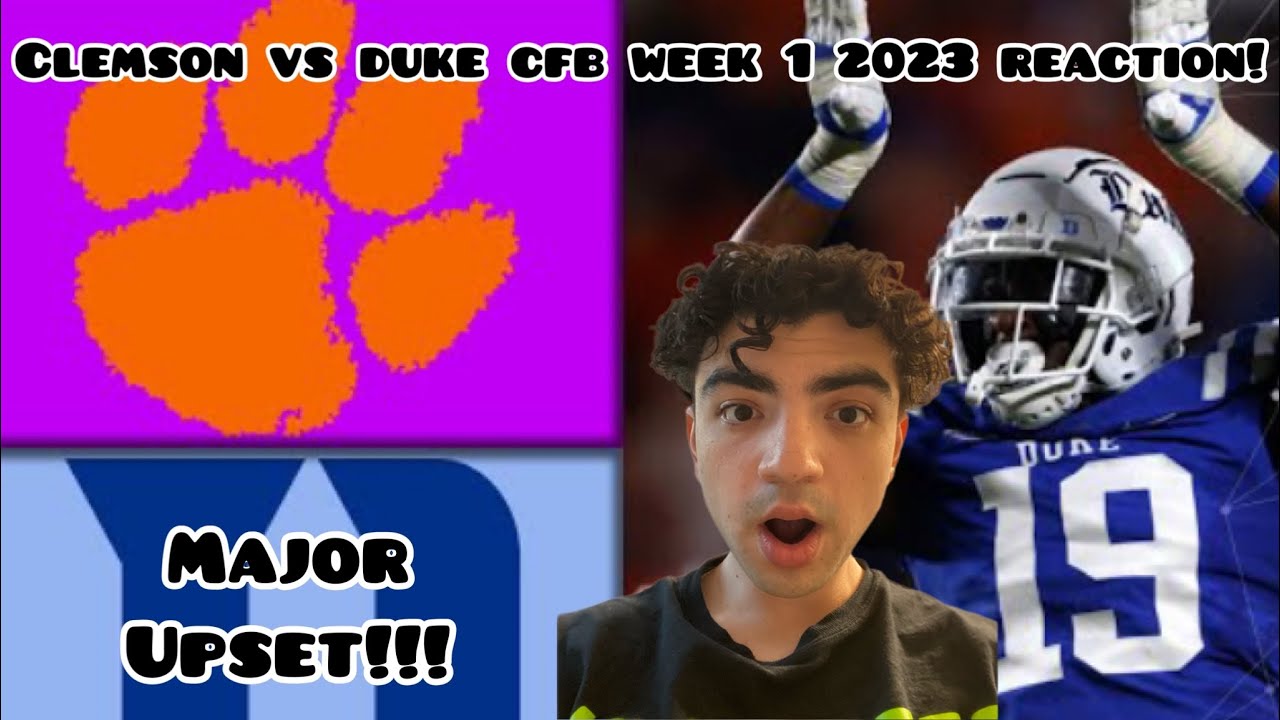 MAJOR UPSET! Clemson Tigers vs. Duke Blue Devils | College Football ...