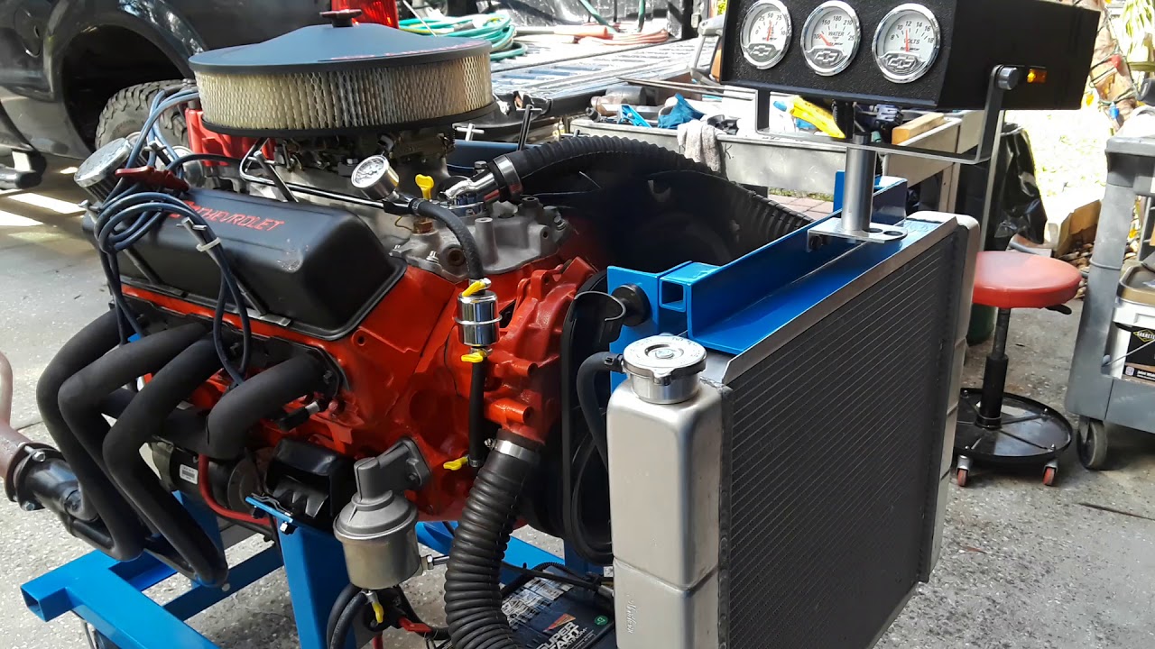 72 Camaro SS 350 4bbl engine - YouTube
