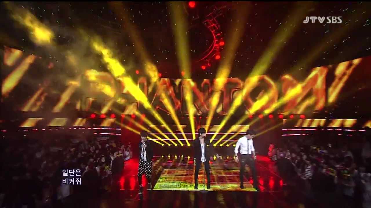 120819 PHANTOM - BURNING @ SBS Inkigayo (Full HD) - YouTube
