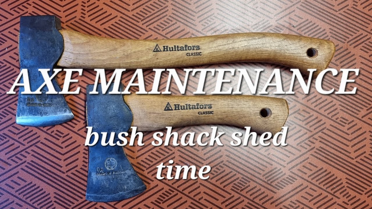 Axe Maintenance | bushshack Shed Time | Woodsman Tools - YouTube