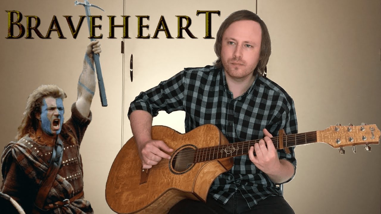 Braveheart Theme | Acoustic and Electric Guitar Cover - YouTube