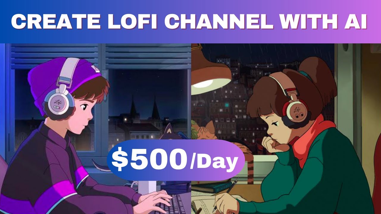 How to Create Your Own Monetizable Lofi Channel |AI Generated Lofi Beats Step by Step Tutorial ...