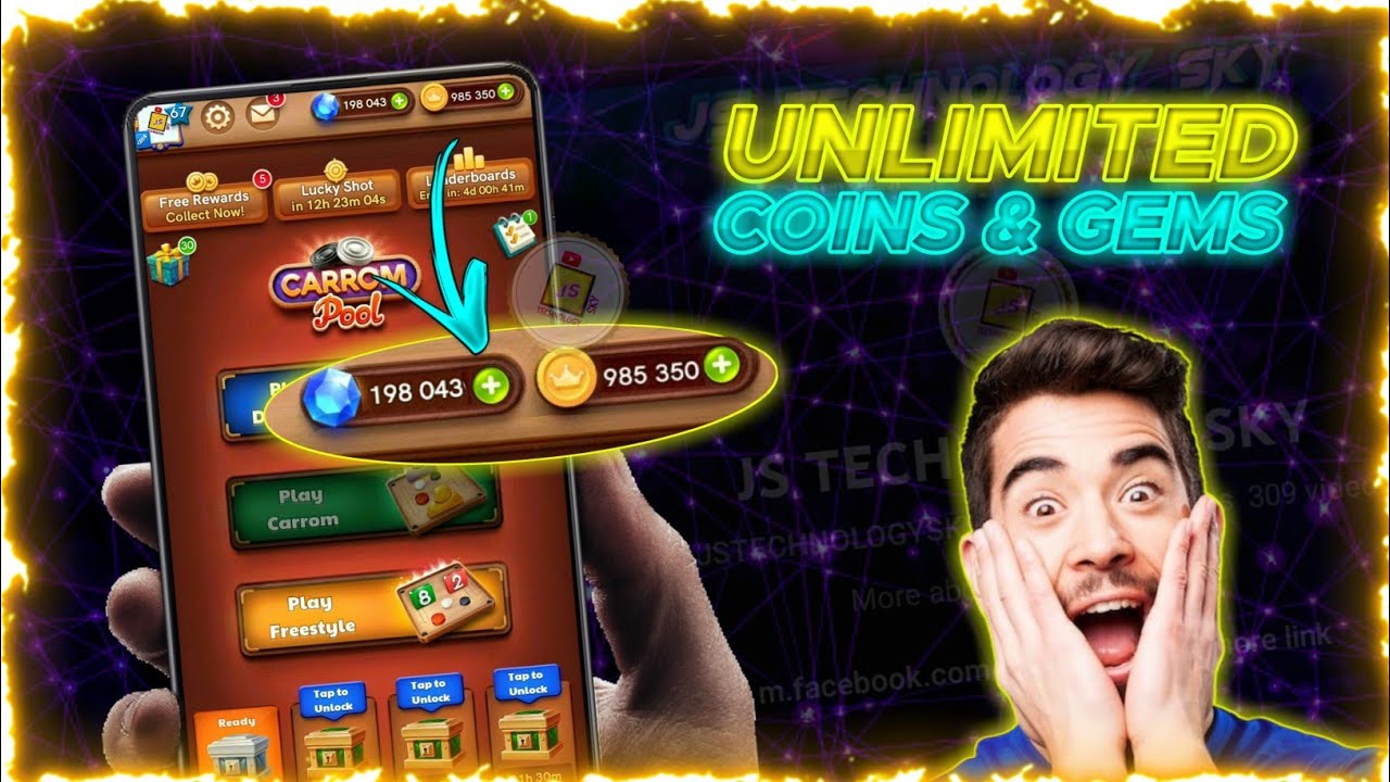 Carrom Pool Unlimited Coins And Gems Mod apk | Carrom Pool hack ...
