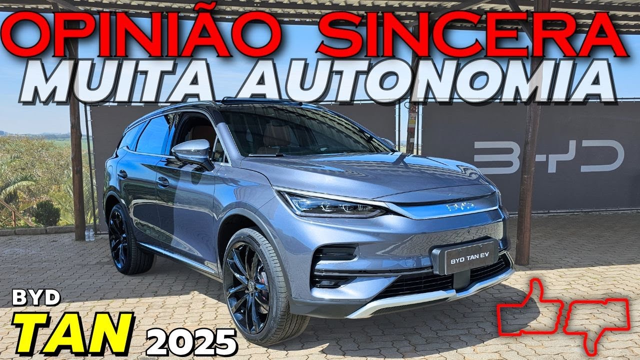 Novo BYD TAN 2025: Mais AUTONOMIA e TECNOLOGIA no SUV 7 lugares! Teste ...