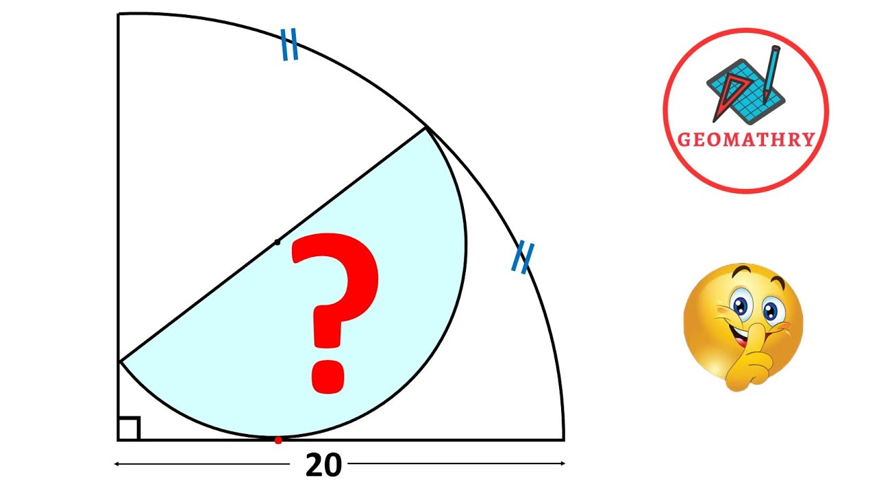 Learn by Watching | Finding Semi - Circle Area | Geometry | Math - YouTube