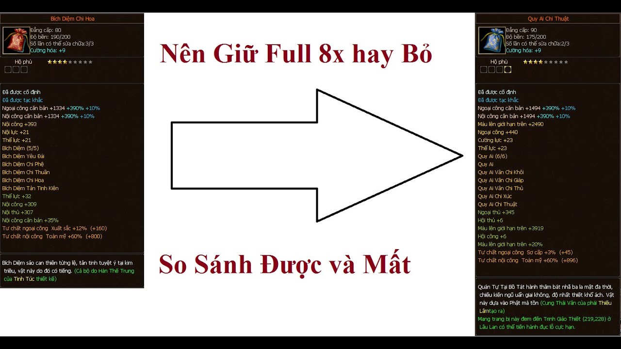 Có nên giữ set full 8x hay thay đồ 9x ? - YouTube