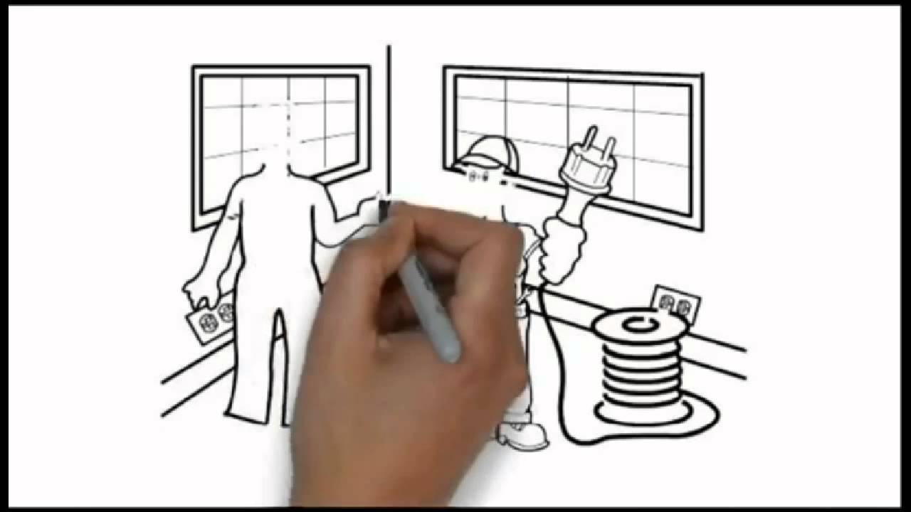 electrician whiteboard animation-my work - YouTube