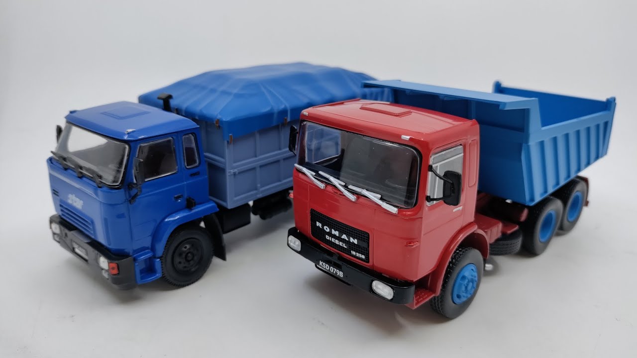 Kultovní náklaďáky minulé éry č. 45 - Roman Diesel 19.256 DFK a č. 46 ...