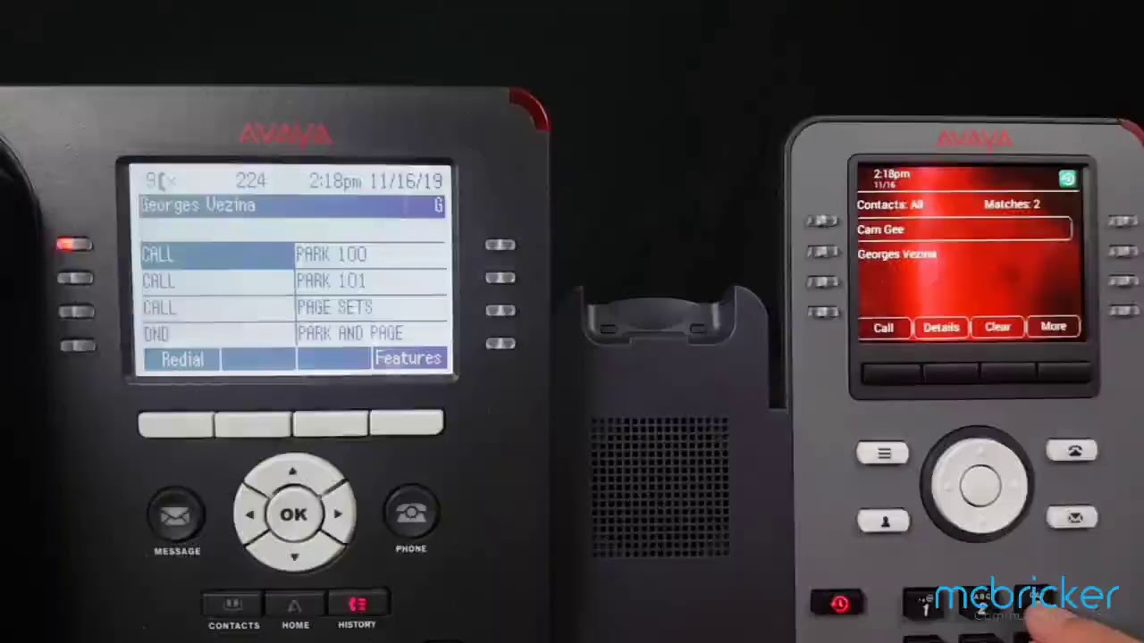 Conference Using Directory J169 J179 Avaya IPOffice - YouTube