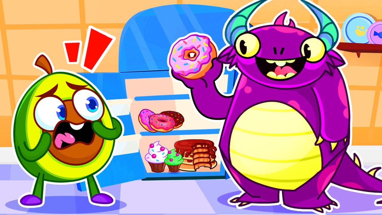 Monster in the Kitchen Song 😨🍳 I'm So Scared 😮 Kids Songs by VocaVoca ...