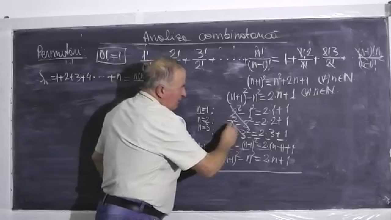 1/3 Lectia 346 - Permutari Aranjamente Combinari - Analiza ...