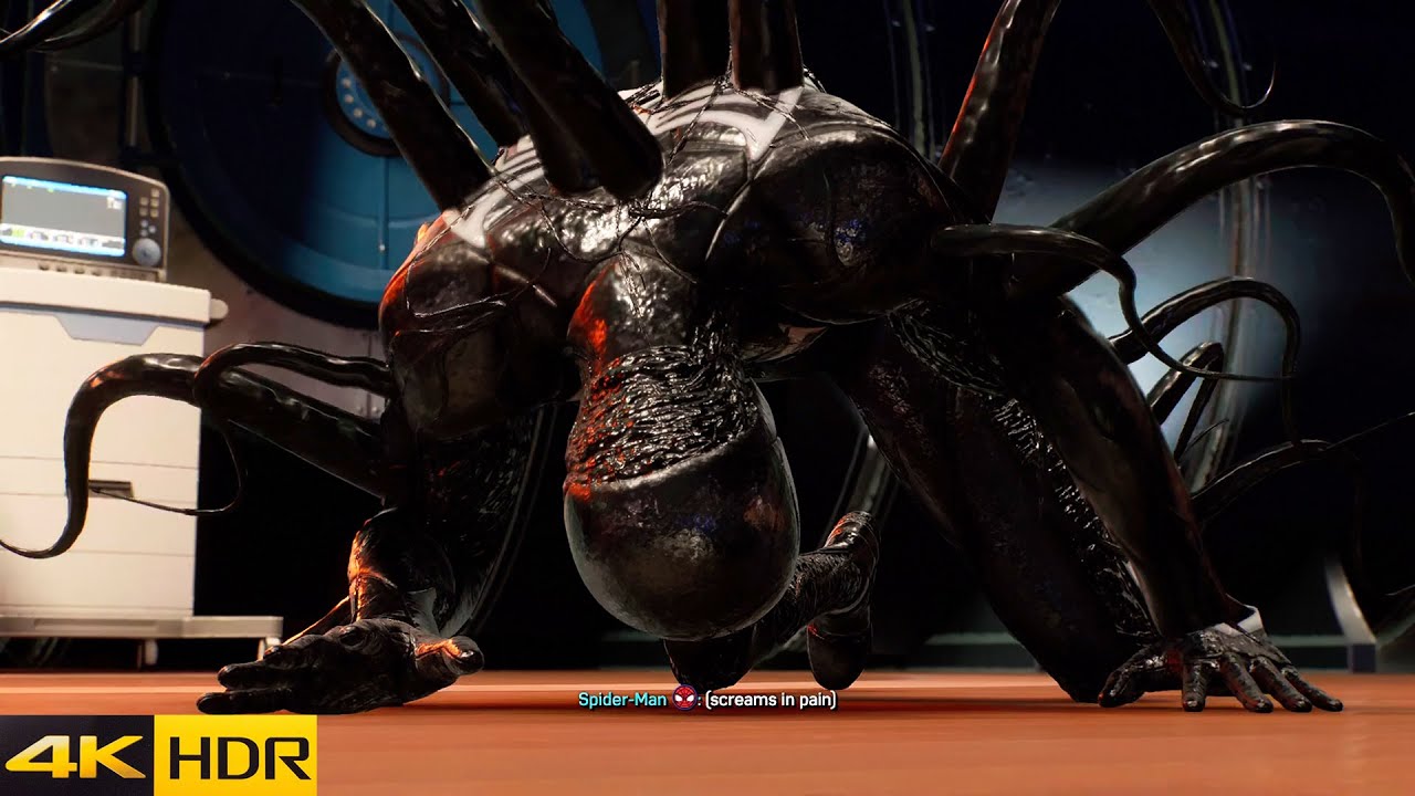 SPIDER MAN 2 - Hunters Destroy Emily May Foundation PS5 [4K HDR 60FPS ...